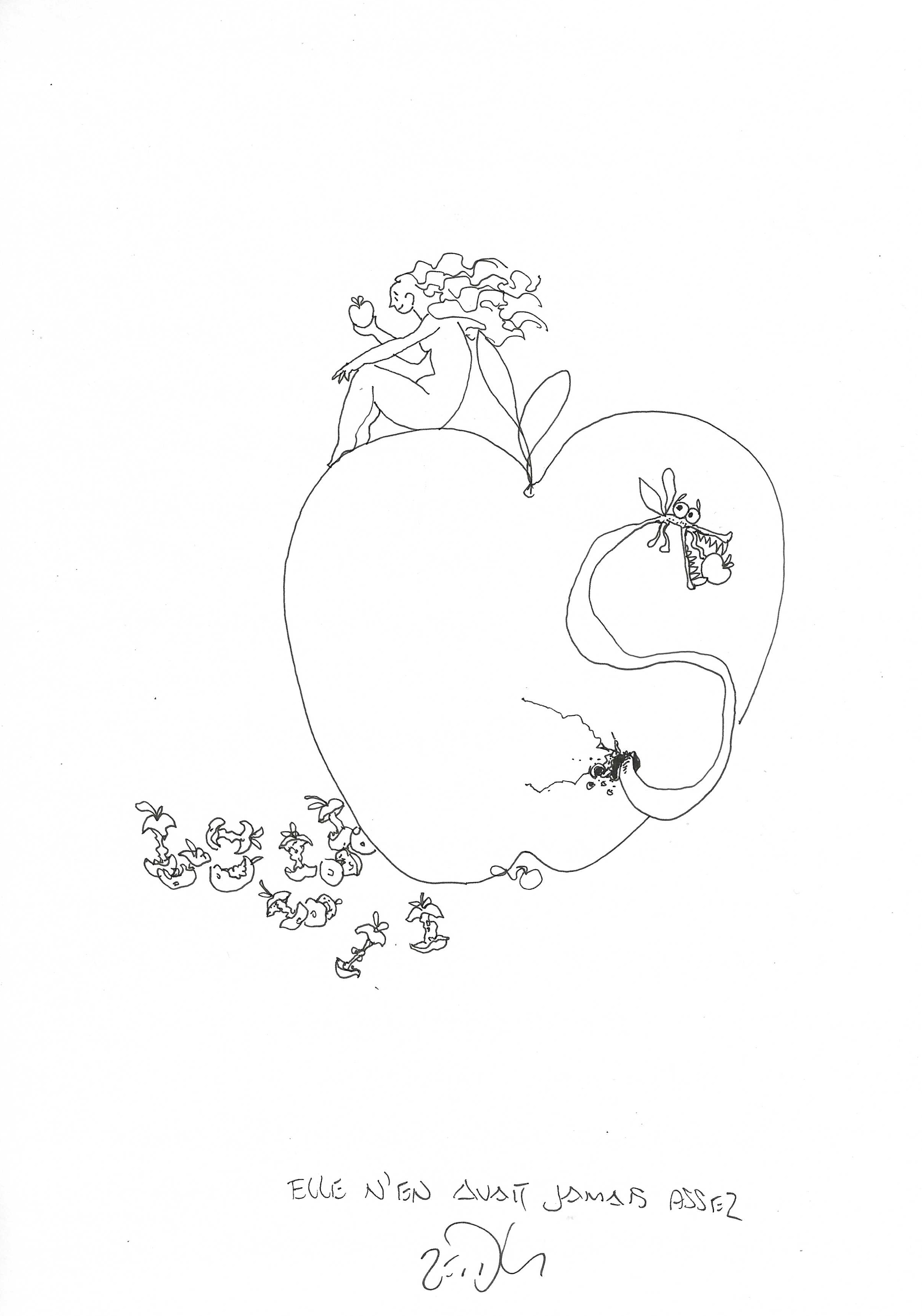 Drawing of the Day – 3011 – Dessin du jour | Frank Eric Zeidler